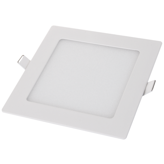 Painel Led De Embutir Quadrado 24W Bivolt 3000K Luz Amarela Quente